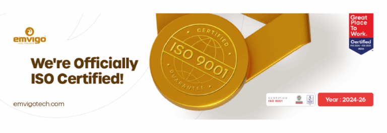 Emvigo Achieves ISO 9001:2015 Certification for 2024–2026